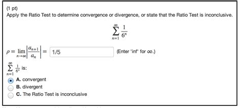 solved use the root test to determine the convergence or