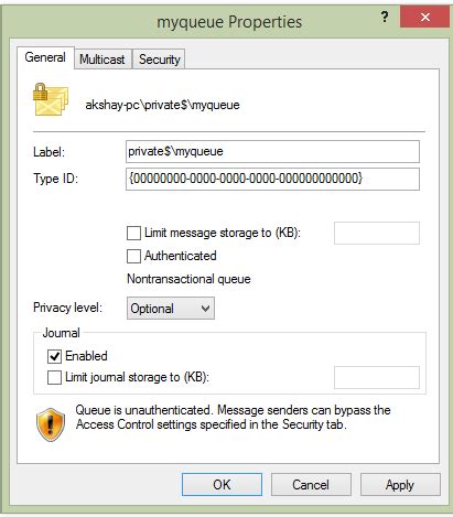 WCF NetMSMQBinding Example
