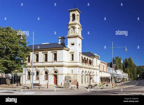 Beechworth Australia January 1 2025 Historic Beechworth Town Centre