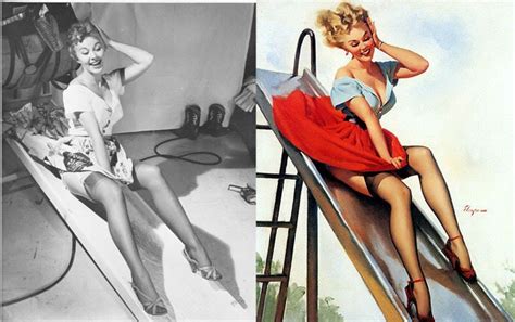 Gil Elvgrens Pin Up Girls And Their Photo Reference Amusing Planet