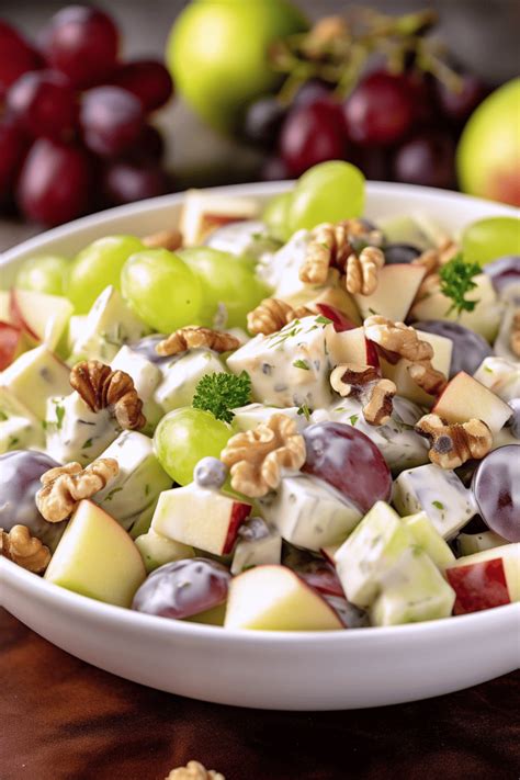 Waldorf Salad With Yogurt