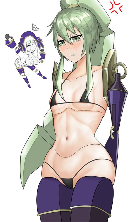 rule 34 1girls back bikini doll girl doll joints duel monster el