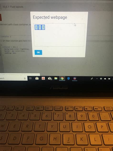 Solved Start For The Element With Class Container Set