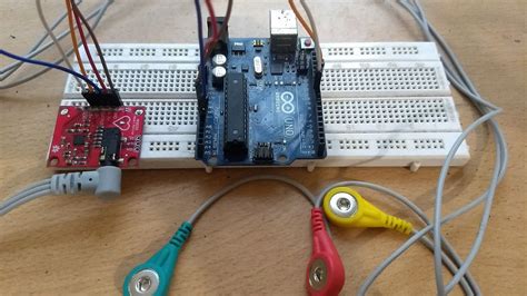 Interfacing The AD ECG Sensor To The Arduino Board