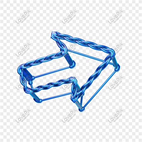 화려한 파란색 장식 크리 에이 티브 화살표 Png 일러스트 무료 다운로드 Lovepik