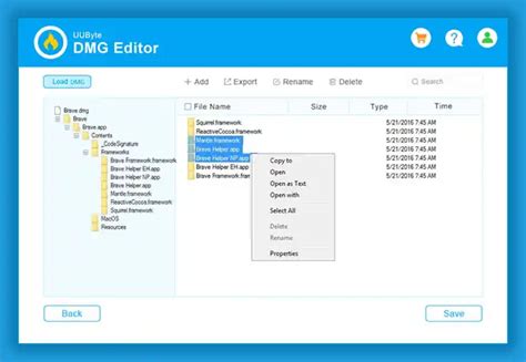 Uubyte Dmg Editor Easily Burn Open And Extract Dmg File On Windows And Mac