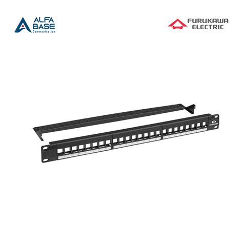 UTP MODULAR PATCH PANEL P WITH IDENTIFICATION ICONS UNLOADED Alfa Base จำหนายและนำเขา