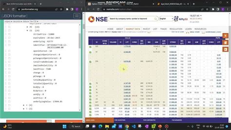 Web Scrapping Fetch Realtime Nse Option Chain Data Part02 Youtube