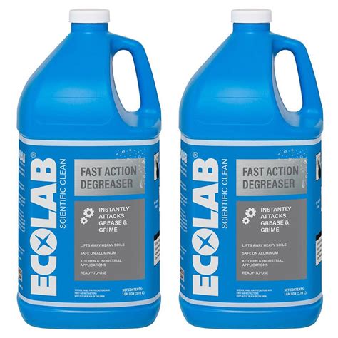 Ecolab 1 Gal Fast Action Degreaser 2 Pack 7700406c2 The Home Depot