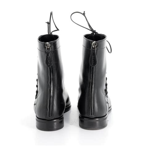Chaussures Bottes Alaia Noir d'occasion | Monogram Paris