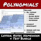 Polynomials Unit Test Polynomial Operations Factoring And Solving