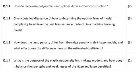 Solved Q 1 1 How Do Piecewise Polynomials And Splines Differ