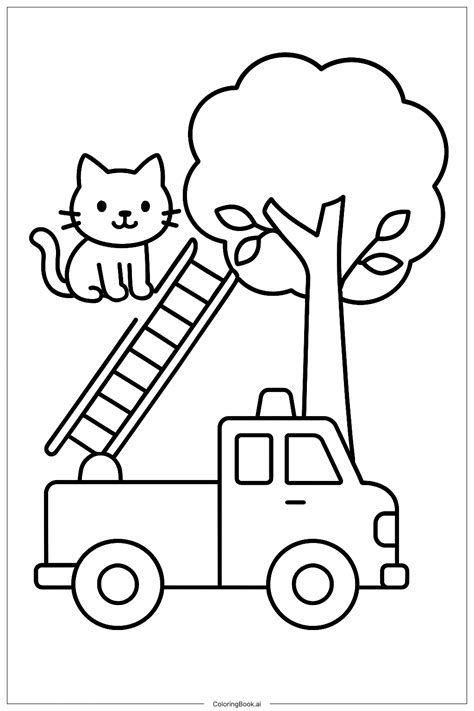 소방차 색칠공부 39장 무료 Pdf・png 출력