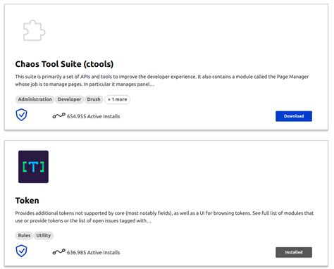 Reorganising List View Of Module Pages Drupal Org