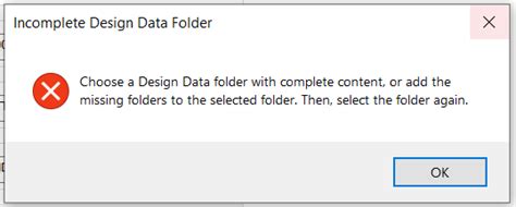 solved inventor 2025 not allowing re direction to custom design data