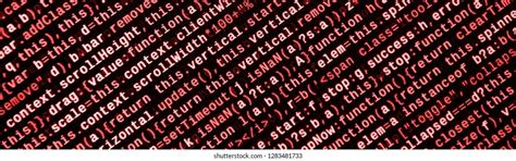 Writing Programming Code On Laptop Digital Stock Illustration