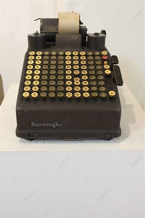 First United Building Museum In Esco Displaying A Burroughs Adding Machine Photo Background And