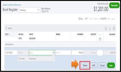 Can You Batch Delete Transactions In The Bank Register Manual Download