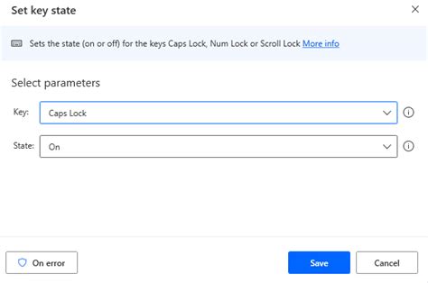 Set Key State Action Power Automate Desktop Kaizen Personal Computer Work