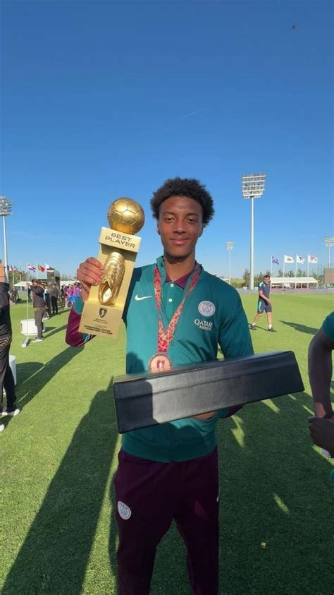 Le Jeune Mauritanien Noham Kamara Du Psg A été Sacré Meilleur Joueur
