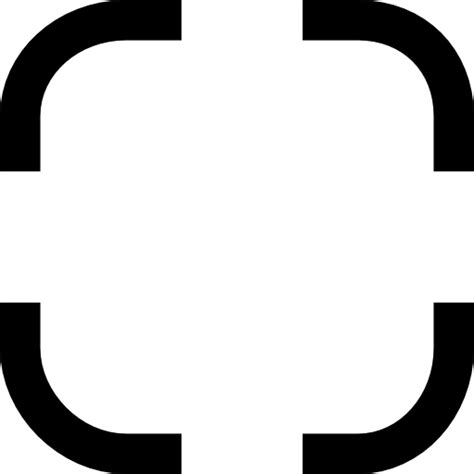 Outline Square Shapes Corners Shape Four Squares Rounded Icon