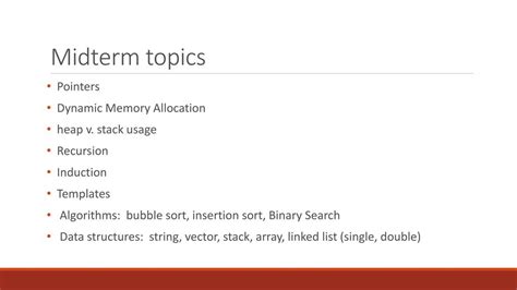 css 342 data structures algorithms and discrete mathematics i ppt