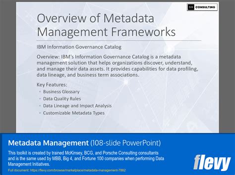 ppt metadata management 108 slide ppt powerpoint presentation pptx flevy