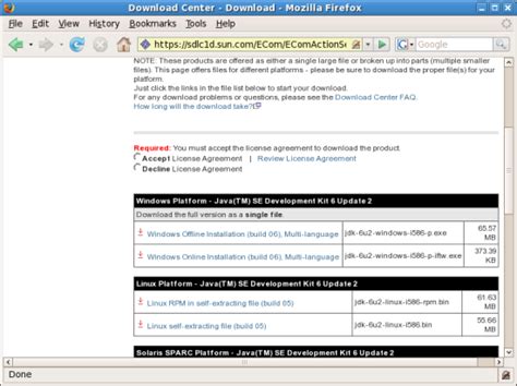How To Install Sun Java SE JDK And NetBeans On Fedora