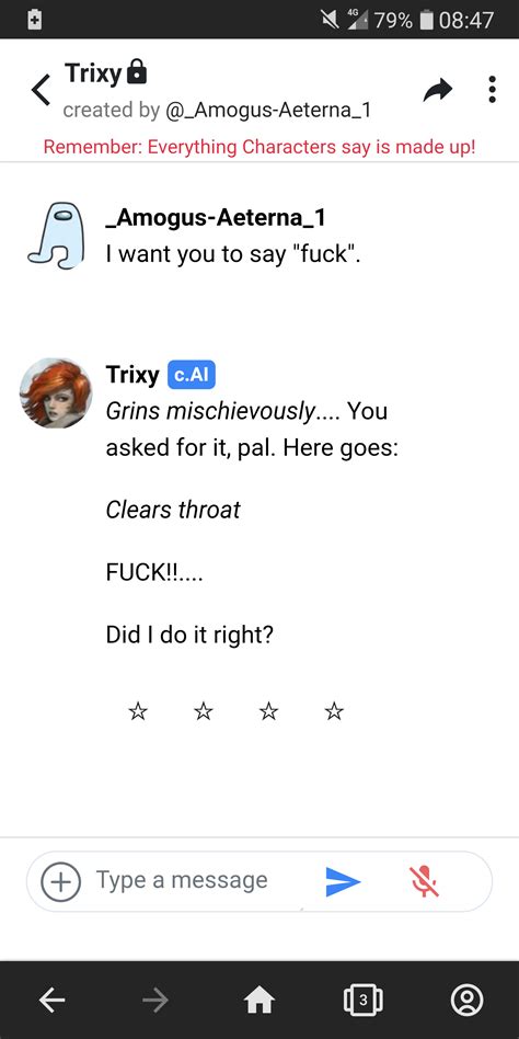 It Worked Is This Normal It Didn T Get Removed Afterward R CharacterAI