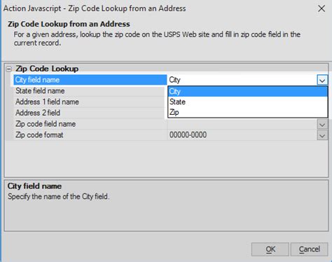 Alpha Anywhere Zip Code Lookup From Address