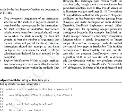 12 Usage Of Opaque Predicates To Prevent Decompilation Download Scientific Diagram