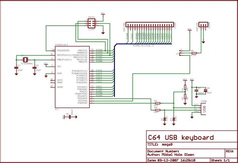 understanding the inner workings of a computer keyboard circuit diagram explained