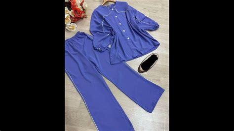 قميص مع بنطرون ️🎀خامة ايروبين الالوان نار 🦋السعر 25 قياس 40 لحد 48