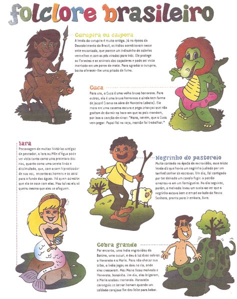Imagens Dos Personagens Do Folclore Ouro