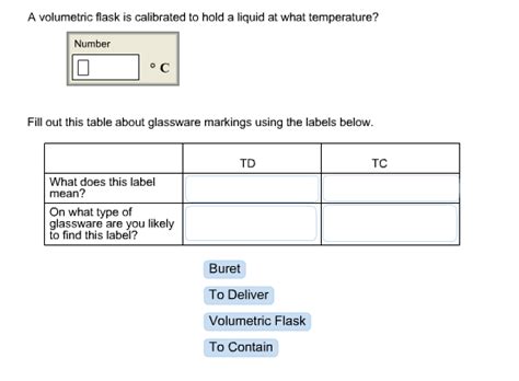 solved a volumetric flask is calibrated to hold a liquid at