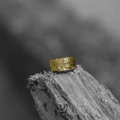 【楽天市場】【lose Ford 公式】フェザーリング メンズリング フェザー 羽 リング メンズアクセサリー メンズジュエリー ゴールド