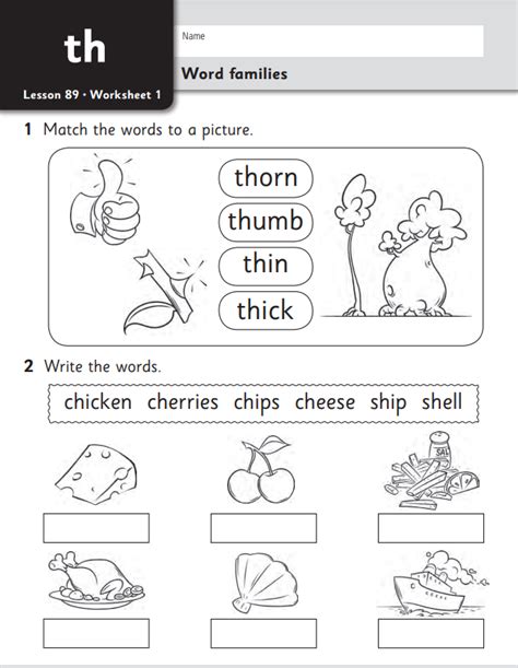 Class 2 English Worksheet