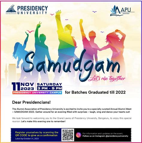 Sameet Joshi On Linkedin Excited To Be A Part Of This Annual Alumni Meet 2023 At Presidency…