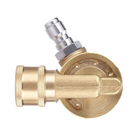 Pivoting Coupler For Pressure Washer Nozzle Gutter Cleaner Attachment