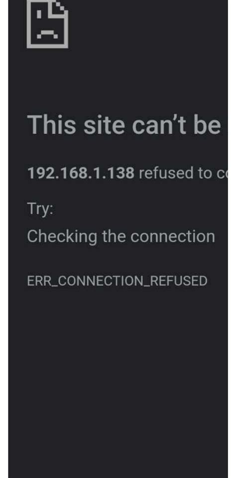 Unraid Gui Isnt Working Says Error Refused Connection Any Advice