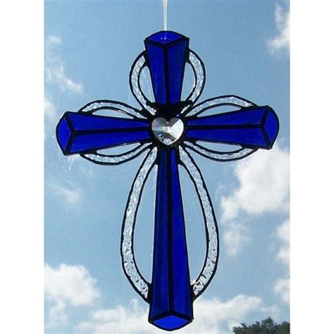 Stained Glass Crosses Glass Stained Windows Romanesque Antique Celtics