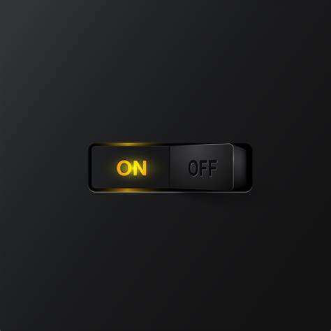 Realistic Switch On Vector Illustration 306573 Vector Art At Vecteezy