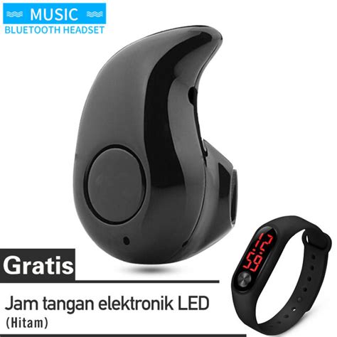 Jam Tangan Xiaomi LED GratisHeadset Bluetooth Mini S530 Yang Sangat Ringkas Dengan Pemutar