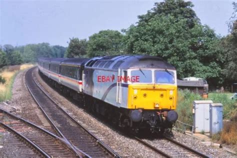 Photo Class 47 Porterbrook Livery At Appleford From Sb 1997 £175 Picclick Uk
