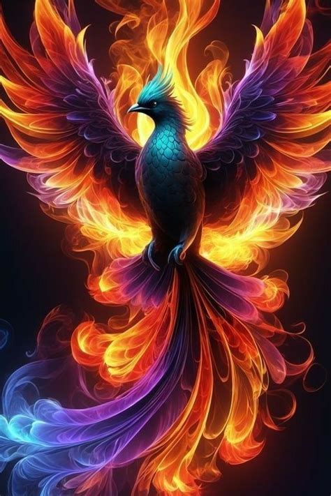 Pin By Catherine Manning On Artsie Designsconcepts Phoenix Bird Art