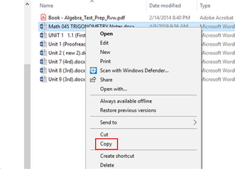 Topic D Copy Move Delete And Rename Filesfolders Key Concepts Of