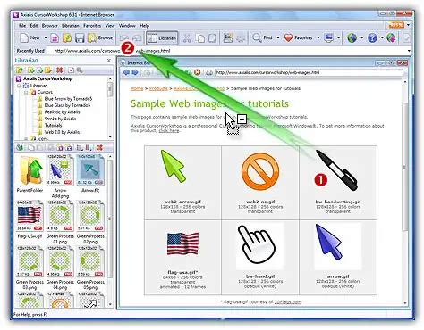 Create A Static Cursor From A Web Image