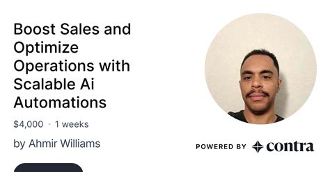 Boost Sales And Optimize Operations With Scalable Automations By Ahmir Williams