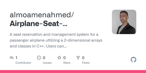Github Almoamenahmedairplane Seat Reservation And Management System