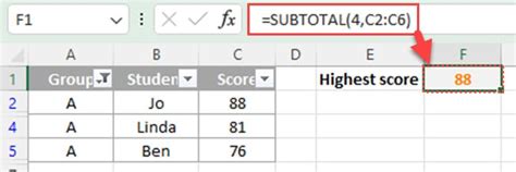 How To Find The Largest Value In Excel 6 Easy Formulas